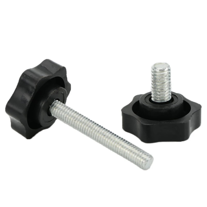 M4 M5 M6 M8 M10 M12 Plum Handle Six-star Glue Head Manual Tightening ...