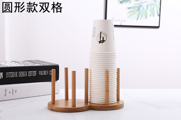 DrinkMate Commercial Cup Dispenser - Adjustable 2-Tier Desktop ...
