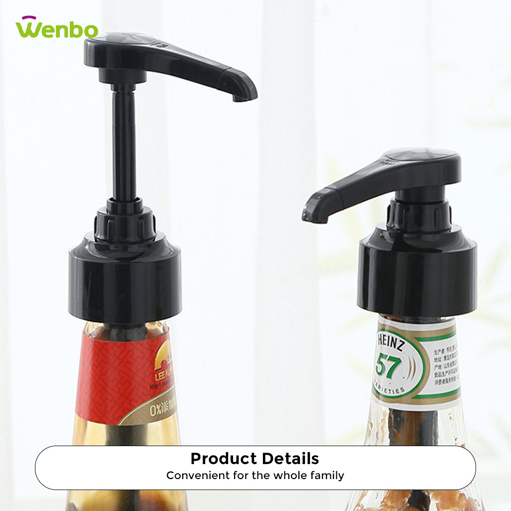 Wenbo Household Oyster Sauce Pump Head Oil Chili Tomato Sauce Bottle Mouth Squeezer Soy Sauce ...