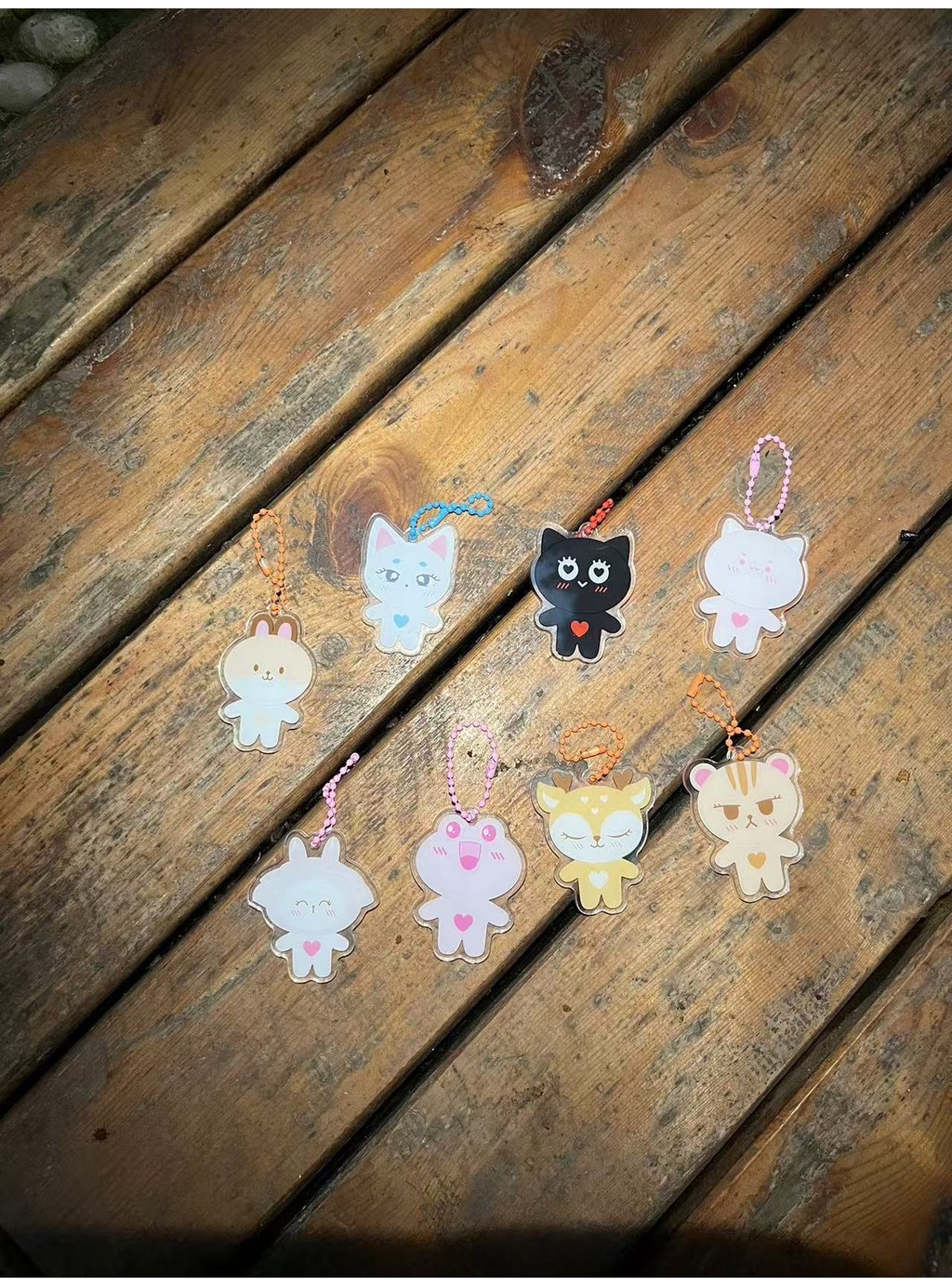 Kpop Idol UNIS Keyring Cute Cartoon Acrylic Animal Keychains | Shopee ...