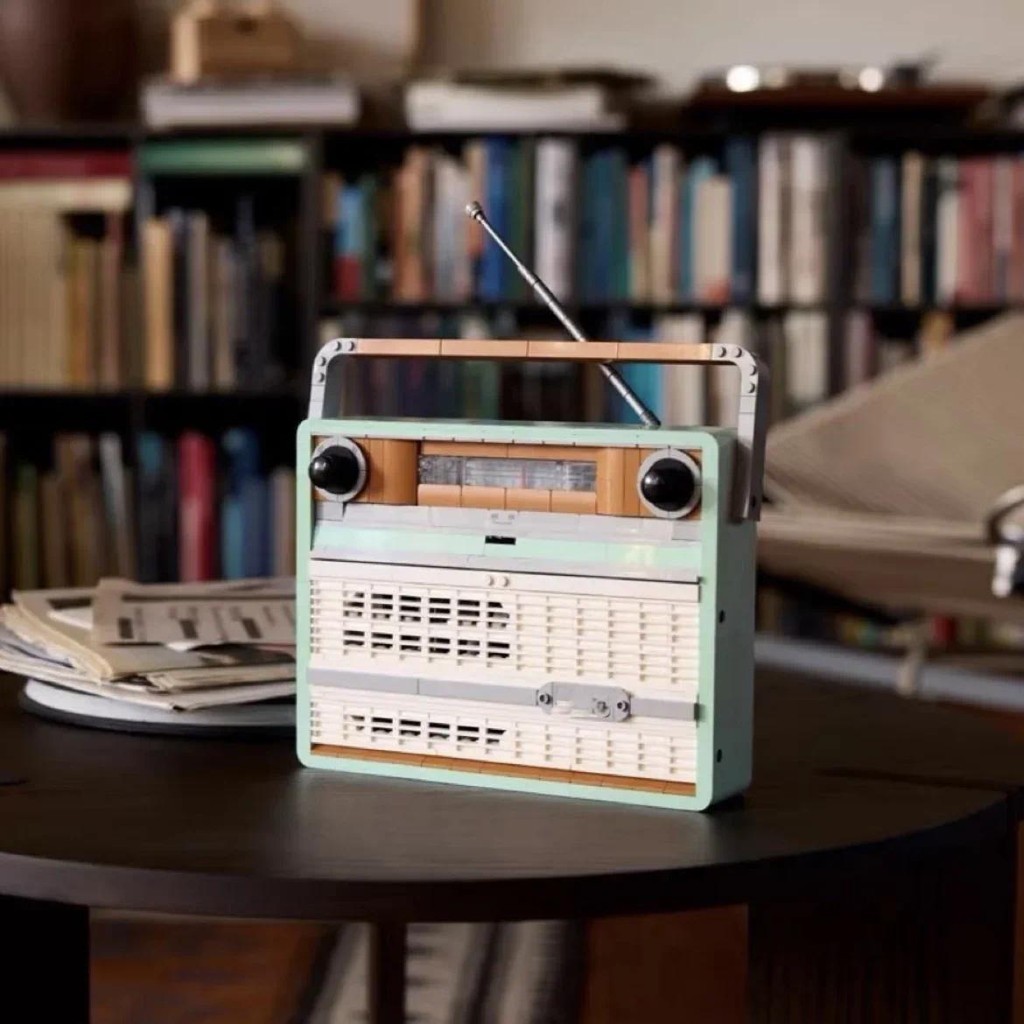 10334 Retro Radio Model Building Blocks Kit 1970s transistor Radio ...
