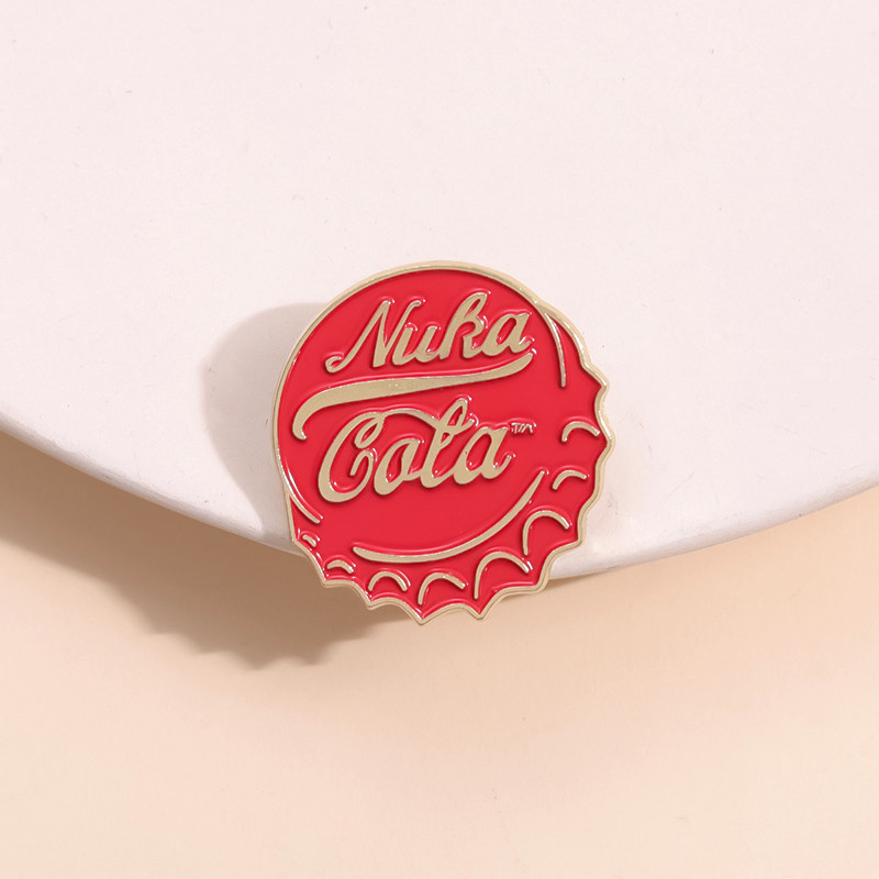 Fallout New Vegas Game Logo Badge Nuka Cola Brooch Coke Bottle Cap ...