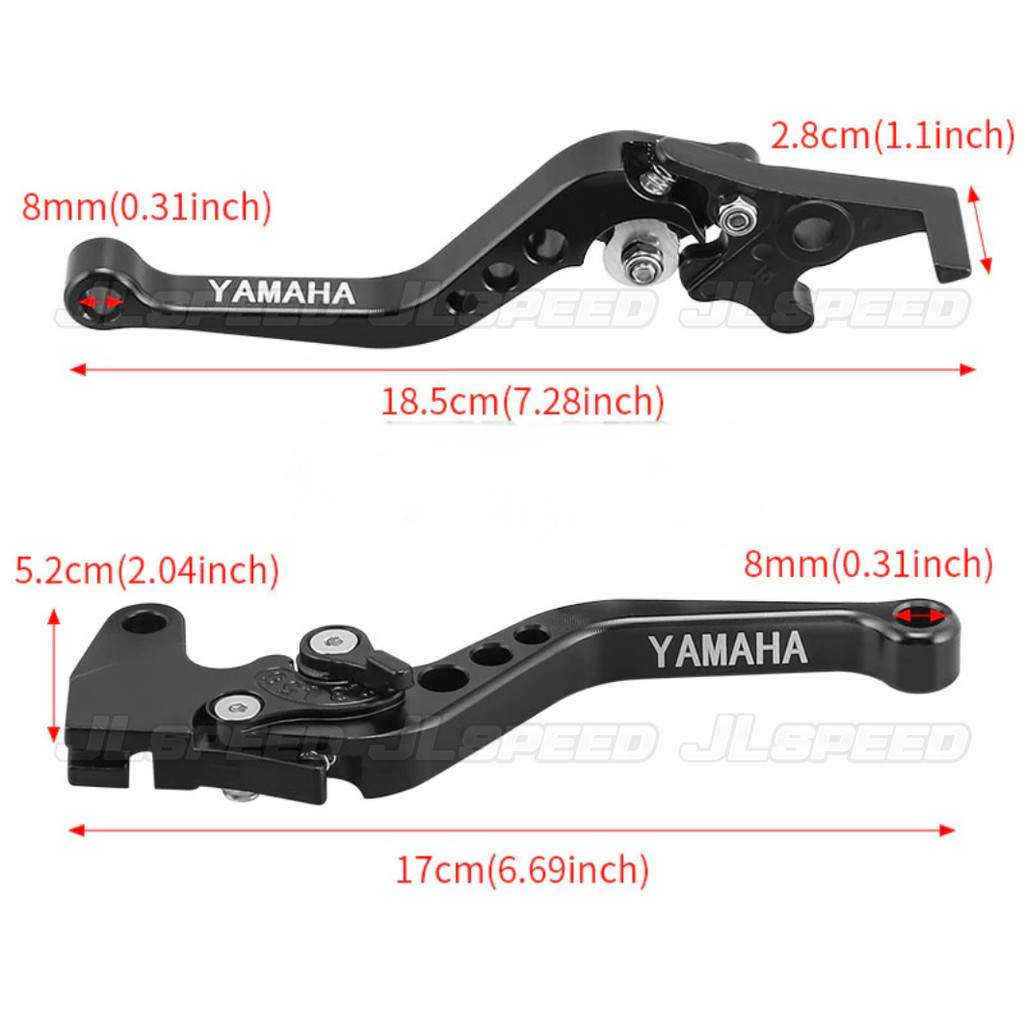 Cnc Alloy Lever Brake & Clutch Adjustable Y15 Y15ZR V1 V2 / Y16 Y16ZR / LC135 5S / Y125ZR 125ZR ...