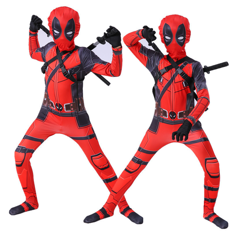 Deadpool Deadpool Bodysuit Halloween Costume Children Deadpool cosplay ...