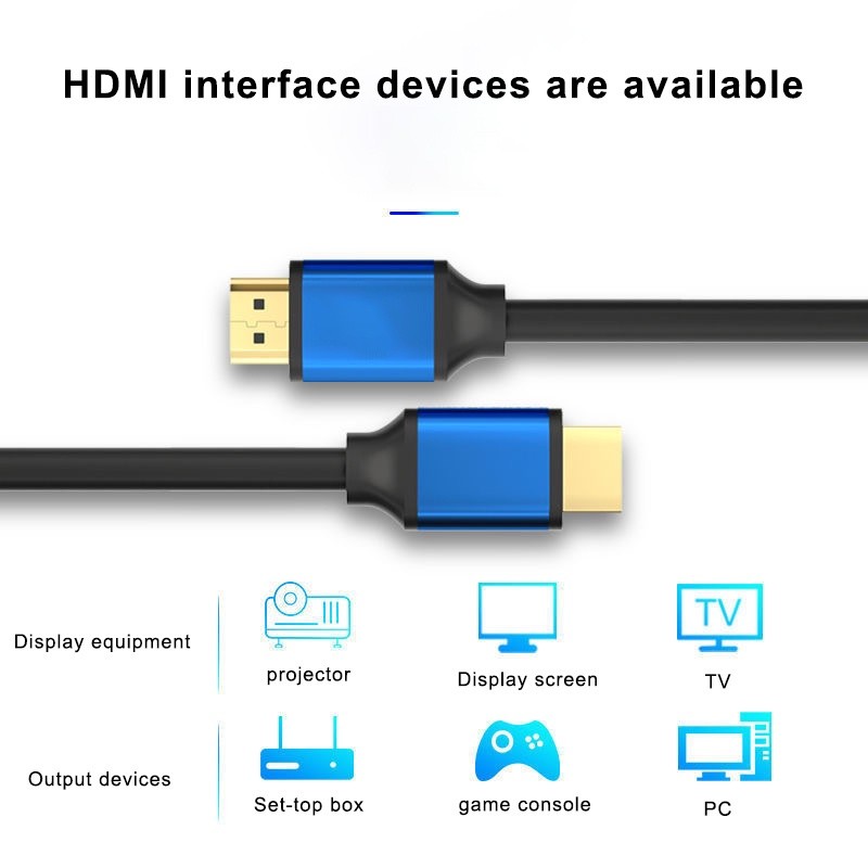 Hdm 2.0 Cable 4k High Speed 60Hz 3D For TV LCD 3D 1.5M / 3M / 5M / 10M ...