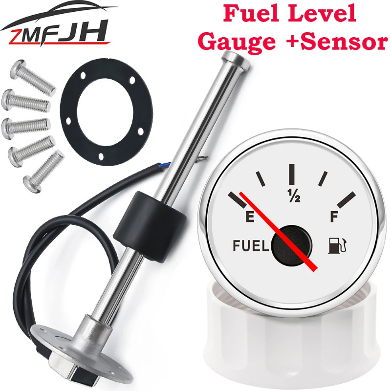 52MM Fuel Level Gauge 0-190 Ohm Oil Tank Level Indicator With Fuel ...