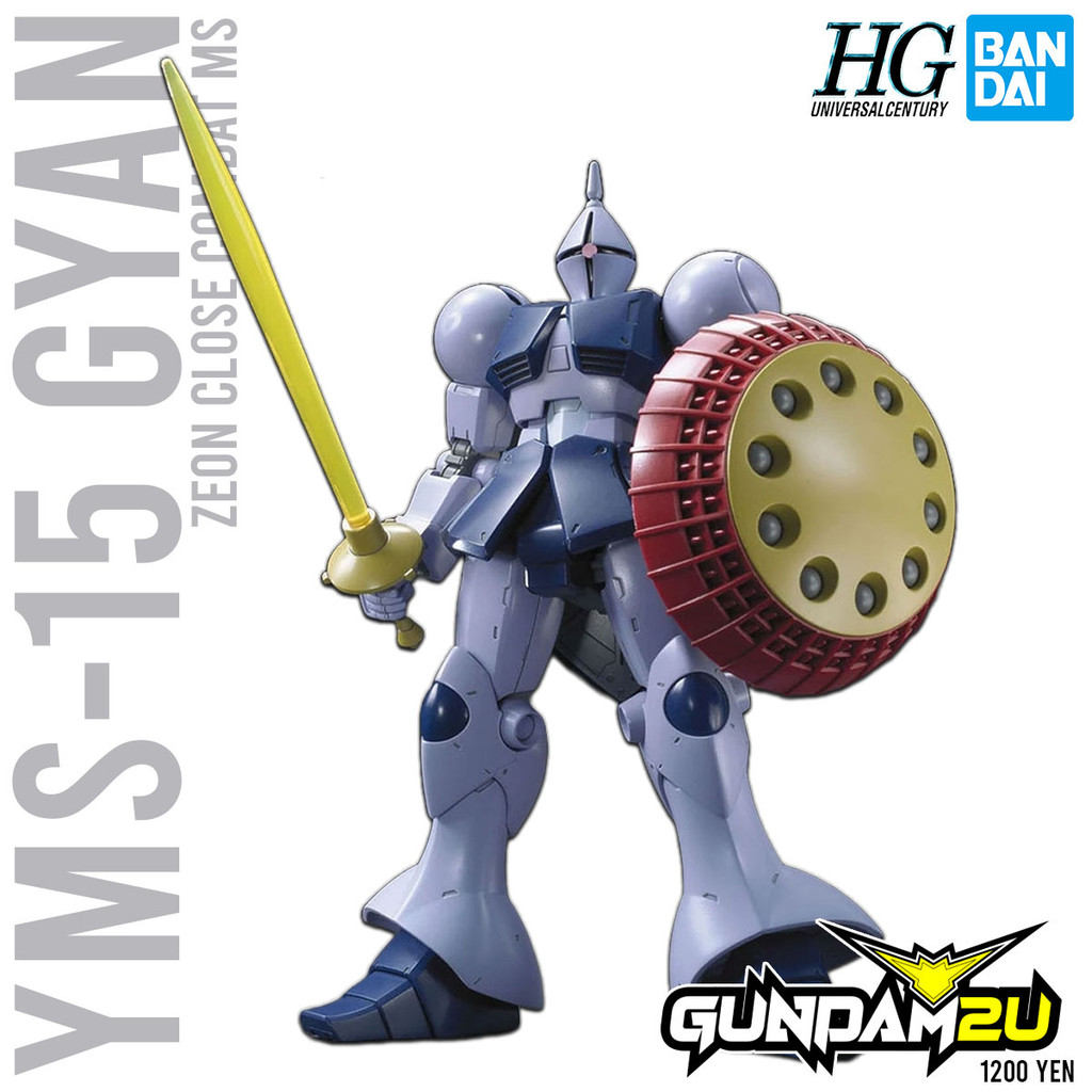 BANDAI HG 1/144 YMS-15 Gyan - Plastic Model Kit High Grade HGUC 197 ...
