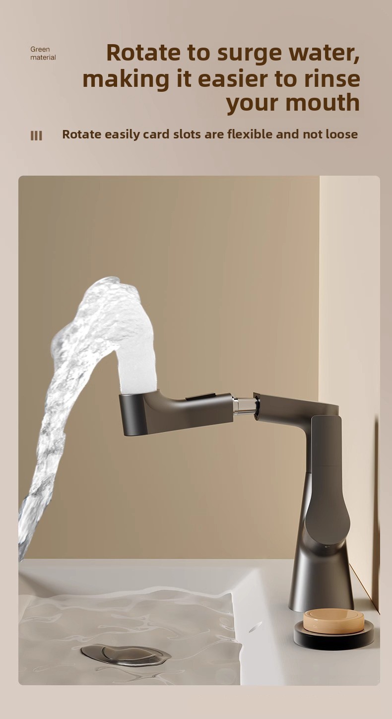 faucet bathroom faucet Lifting wash basin faucet Stainless steel faucet ...