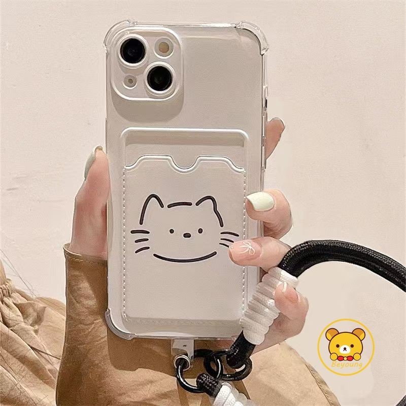 Cute Cat Wallet Casing For OPPO Reno 13 13F 12F 11F 8 7 6 A5S A3S A12 ...