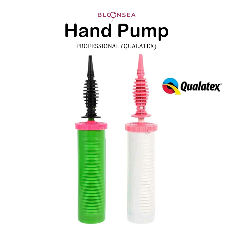 Qualatex Hand Pump Two-Way Dual Balloon Air Inflator Handheld Blower ...