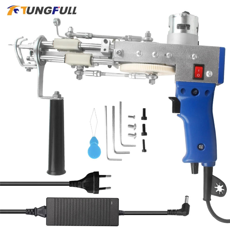 2 In 1 Tufting Gun Electric Carpet Tufting Gun Carpet Weaving Flocking ...