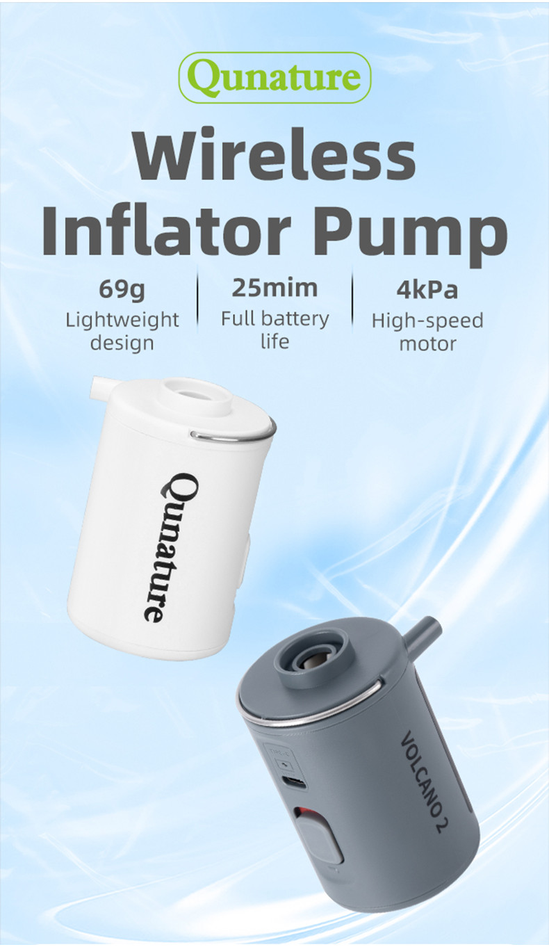 【MY Delivery】Qunature Camping Electric Pump Lightweight Portable ...