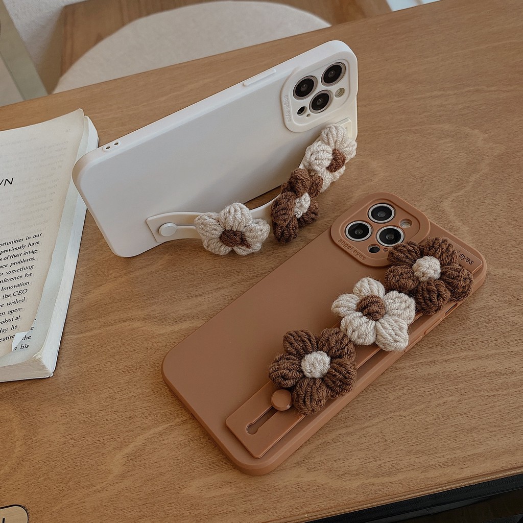 Flower Hand Band Silicone Case For Samsung Galaxy M35 M55 M15 M34 M14 ...