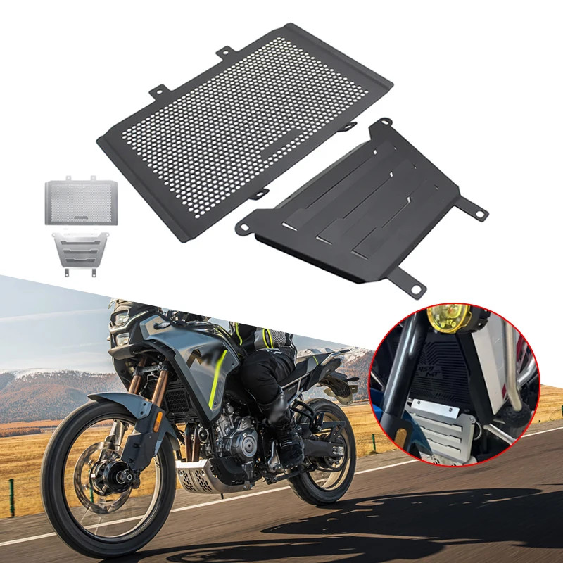 Motorcycle 450MT Water Tank Mesh Radiator Cover Grille Guard Protection ...