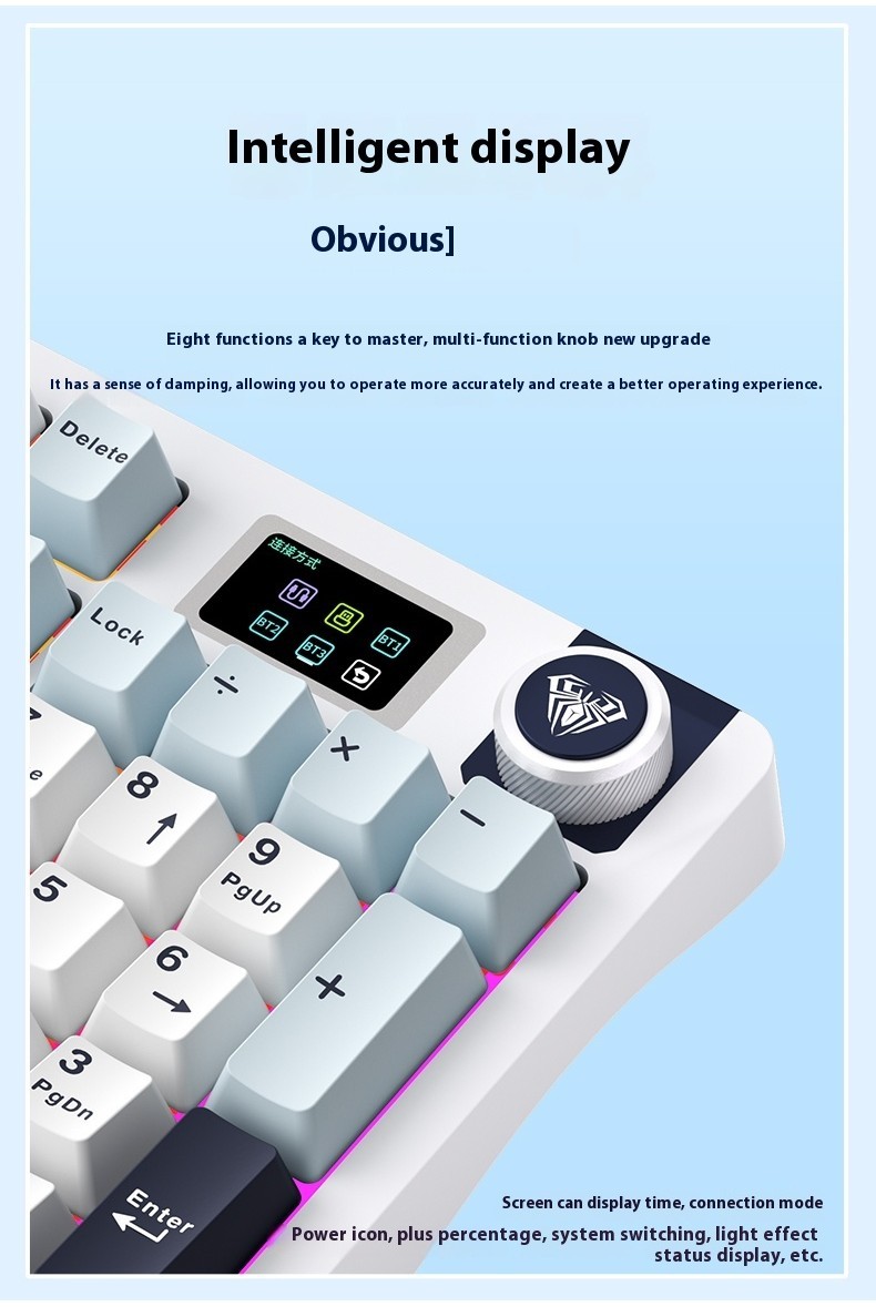 AULA S98 PRO Customized Mechanical Keyboard 2.4g Wireless Three Mode ...