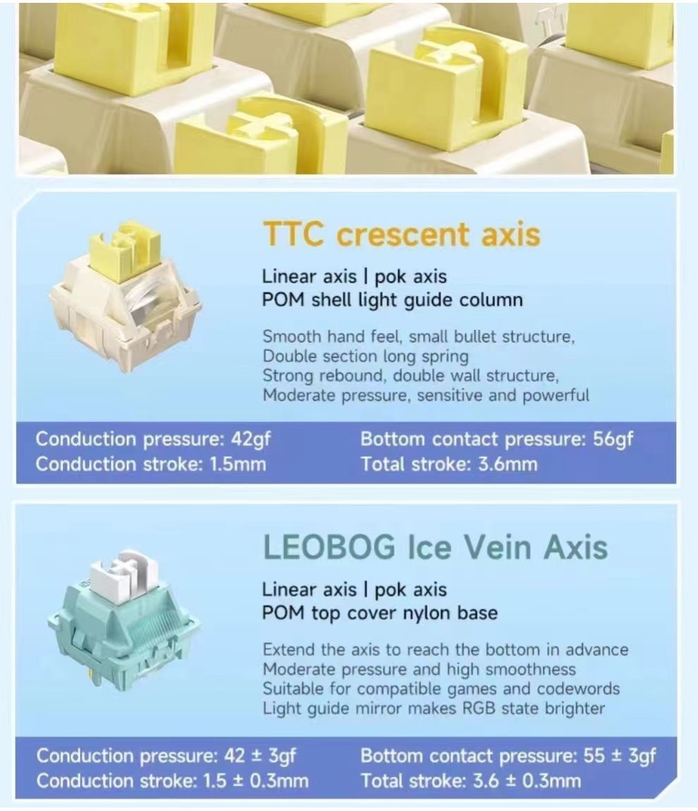 Ready stock!! AULA F75 customized mechanical keyboard gasket structure full-key hot Swap ...