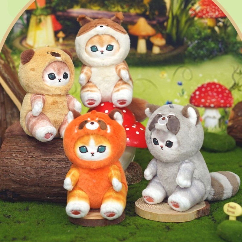 Mofusand Kawaii Cos Cat Kawaii Animal Plushies Keychain Cosplay Animals ...