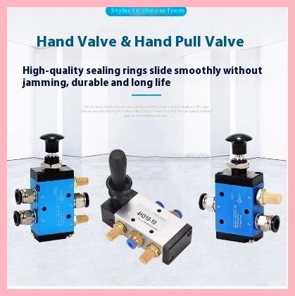 Pneumatic Pull Valve Pneumatic Manual Board Mechanical 3H Manual Pull Valve 4H210-08 Cylinder ...