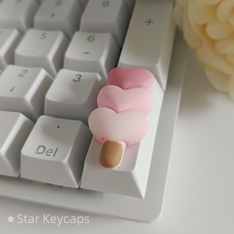 Diy Customized Heart-shaped Keycaps 2U Number Area Vertical +/ Vertical ...
