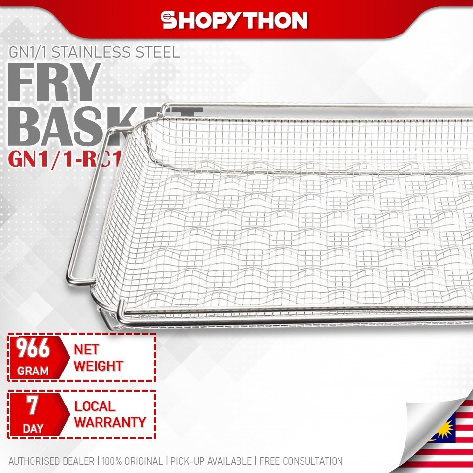 GN1/1 Stainless Steel Fry Basket (530x325mm) Convection Combi Oven Bake ...