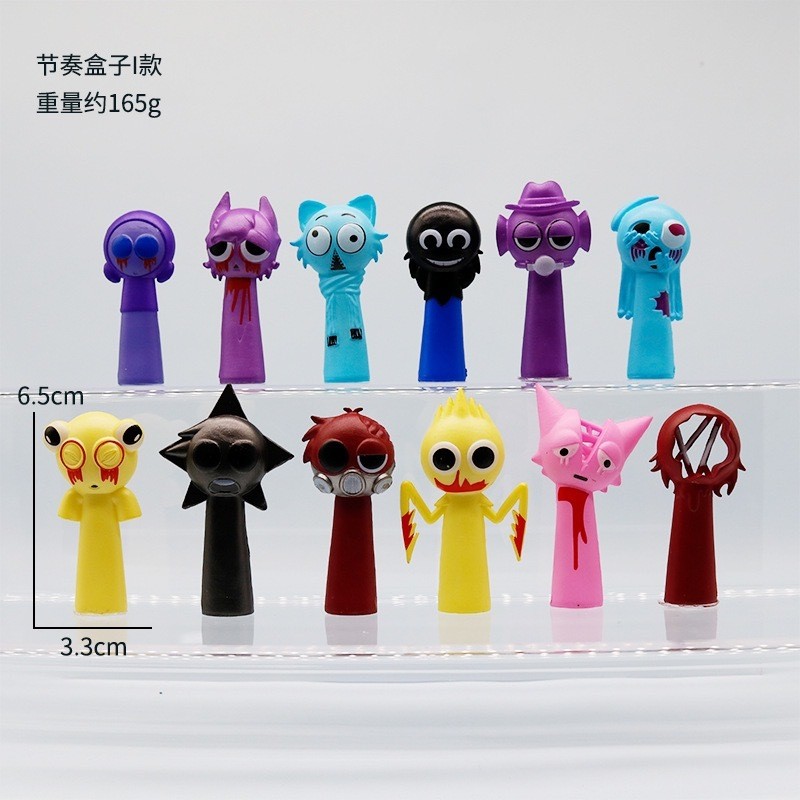 Rhythm Box Hand-Made sprunki Game Peripheral Full Set Parasite Dark ...