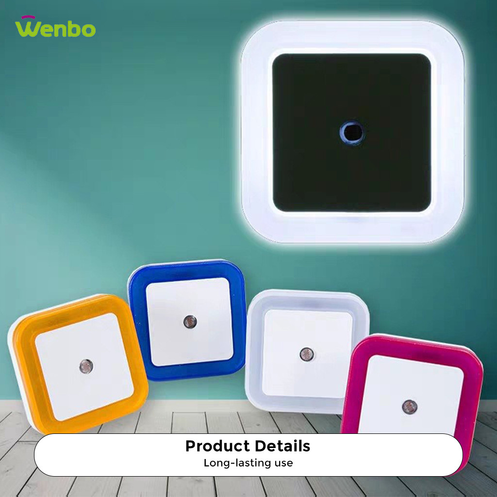 Wenbo LED Mini Automatic On OFF Sensor Night Light Bedroom Cabinet Wall Mounted | Shopee Malaysia