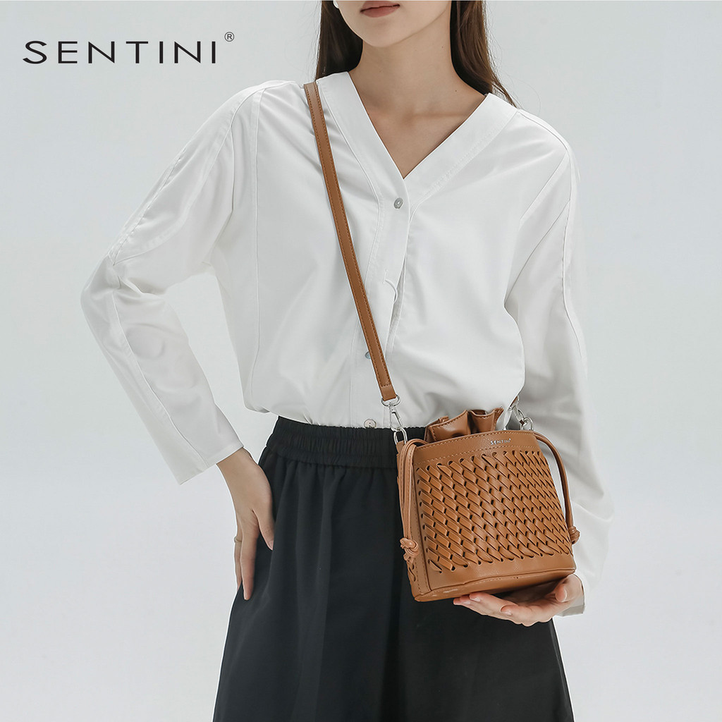 Dan's X SENTINI Ivy Drawstring Bucket Crossbody / Shoulder Bags Women's ...