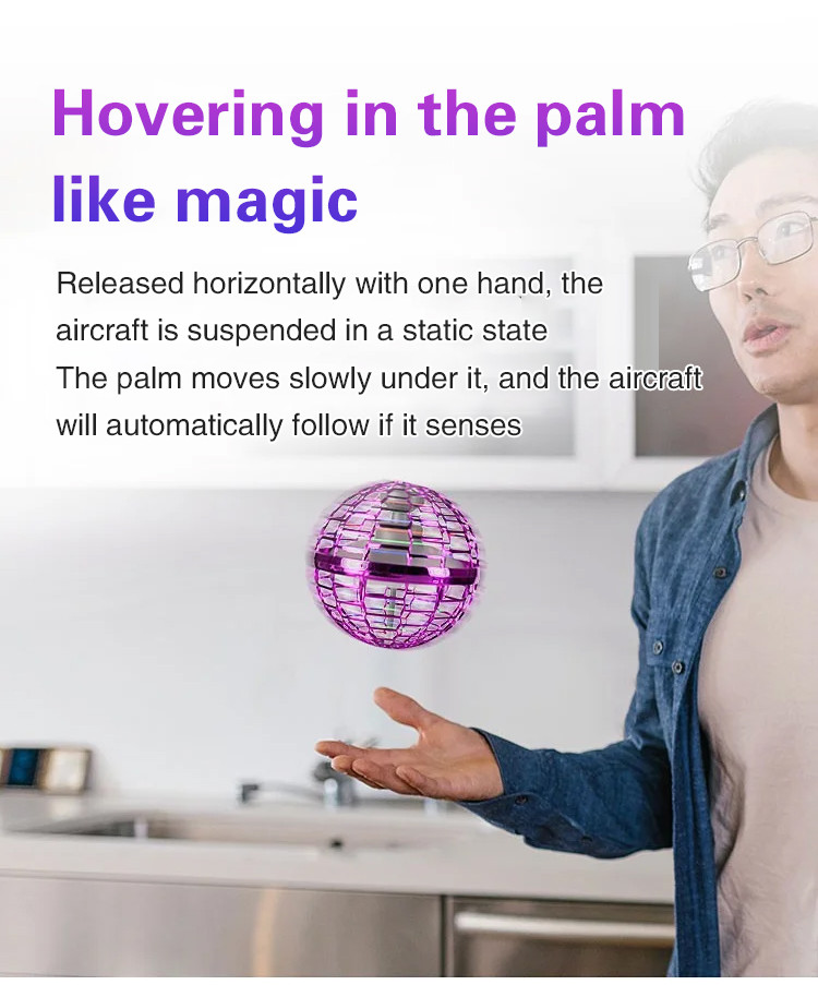 【Flies Back Automatically】JSFlynova Pro Magic Boomerang Flying Ball For ...