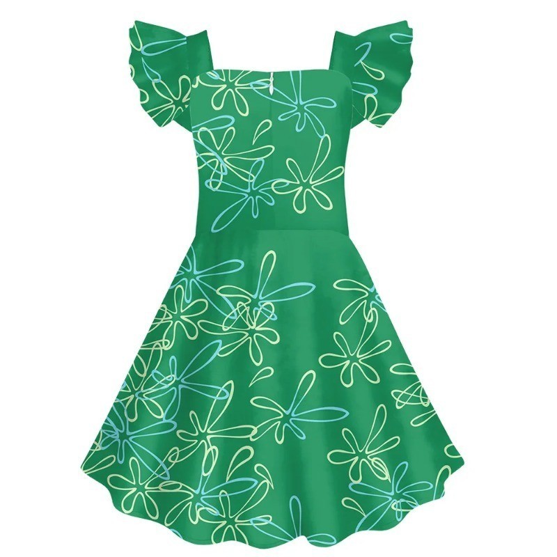 Disgust Joy Cosplay Kids Dress Costume Movie Inside Cosplay Out 2 ...