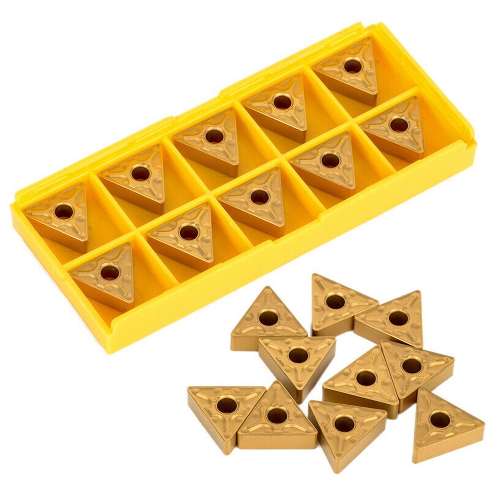 [BTSL] 10pcs Golden TNMG160408 MA Carbide Inserts Lathe Turning Tool Cutting CNC Blade | Shopee ...