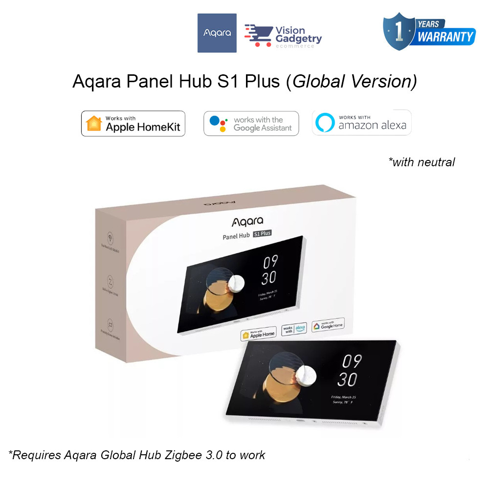 [Global] Aqara Panel Hub S1 Plus Smart Home Wifi Neutral Homekit MP ...