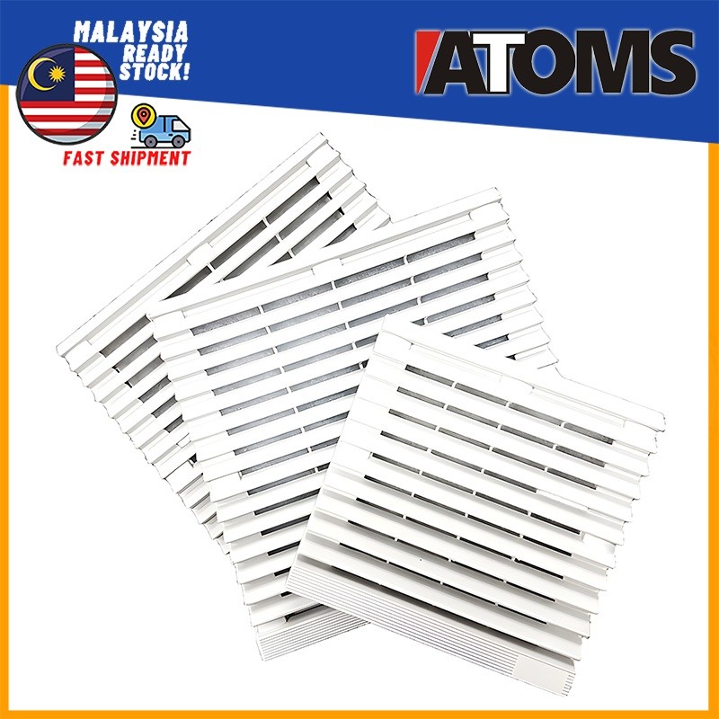ATOMS Panel Fan Filter Ventilation Louver Fan Filter Filter IP54 ZL801 ...