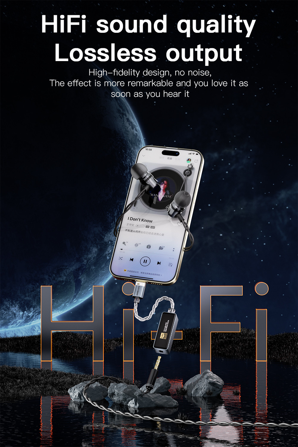 KEYSION 384kHz DSD256 CS43198+CT7601 Portable USB DAC Audio HiFi ...