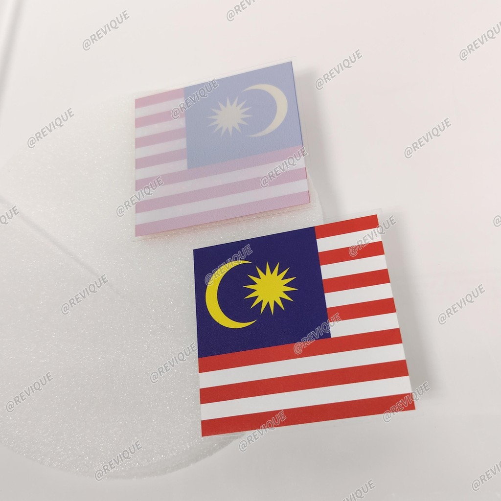 Malaysia Flag Car Sticker - 2 Styles | Waterproof & Durable Vinyl Decal ...
