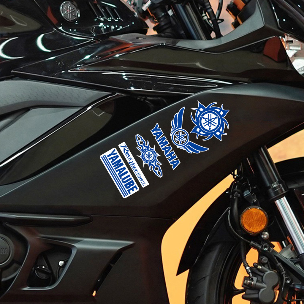 Yamaha Logo Sticker Motorcycle Modified Mudguard Rear Fender Body ...