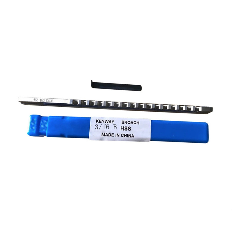 Push-Type Keyway Broach 3/16 B Metric Size Broaches Broaching Tools for ...