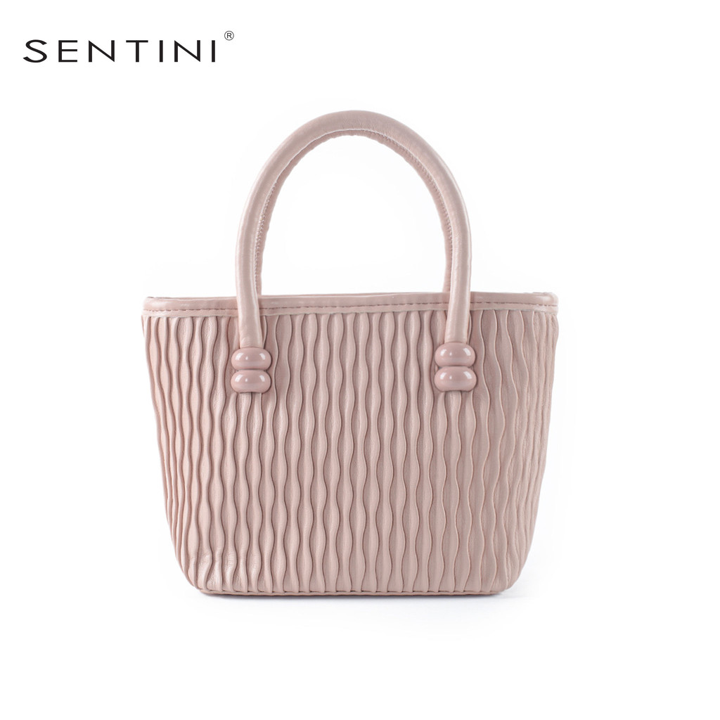 SENTINI Women's Luna Top-Handle Bag - Black/Pink STB-126 | Shopee Malaysia