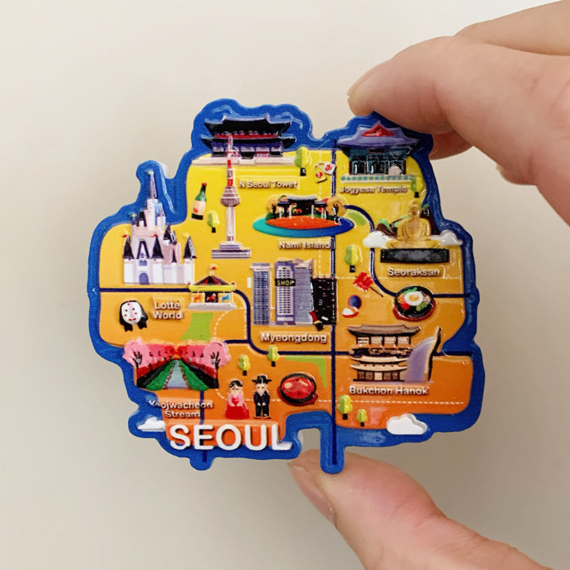 [Magnet] South Korea Seoul Tower Myeongdong Cao Xi Temple Three ...