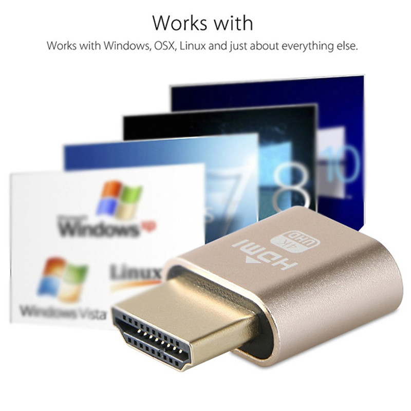 Hdmi Virtual Display Vga Display Graphics Card Controller Long-Range ...