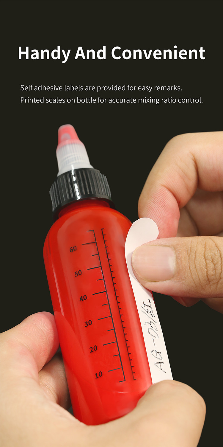 Paint Mixing Bottle 75ml DSPIAE for Gundam Gunpla Military Model Making ...