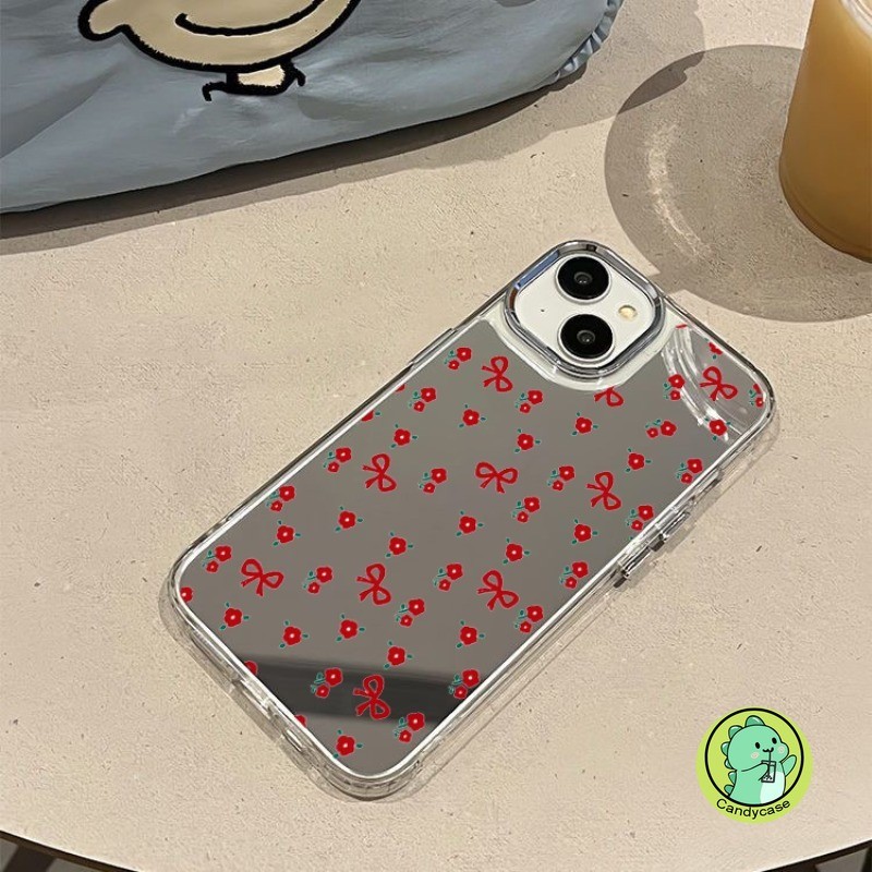 Korean Style Fresh Floral Mirror Phone Case For OPPO Find X7 Pro Ultra ...