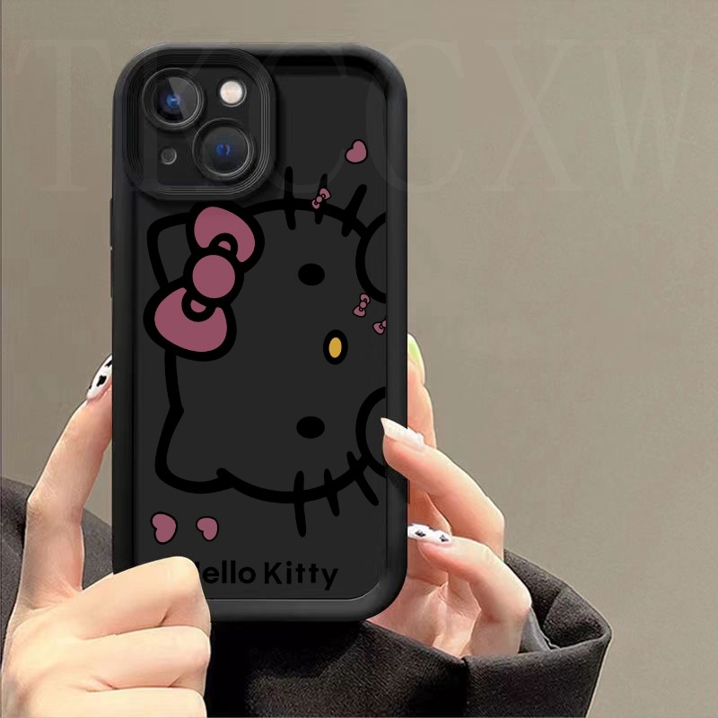 Gradient Pink Hello Kitty Pattern Phone Case For Redmi A4 14C A3 Pro ...
