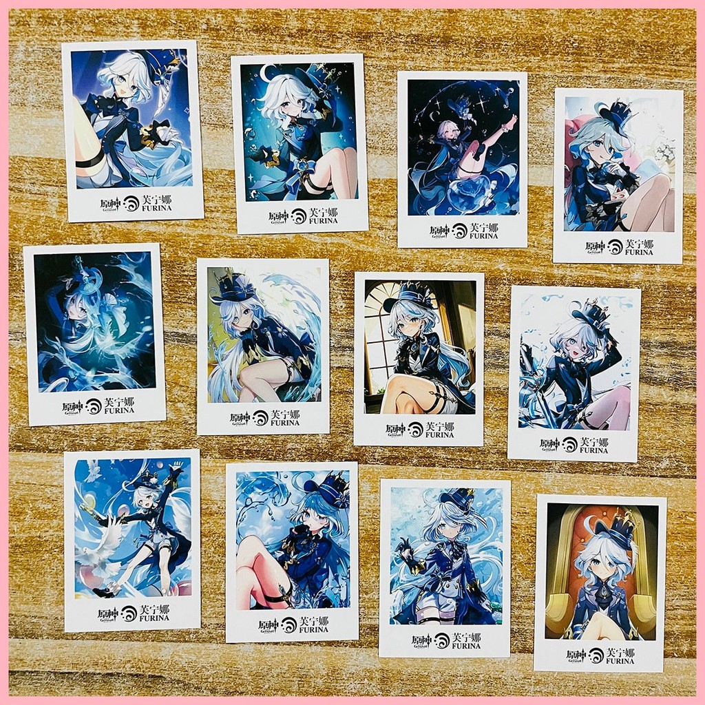 [GUYN] lomo Card Genshin Impact Furina Water God Fenshin Impact Furina ...