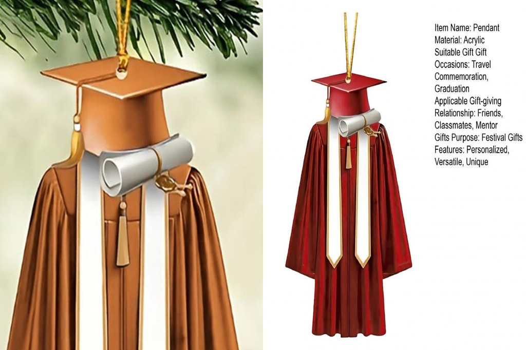 New* Personalized 2025 Graduation Ornament Acrylic Graduation Stand ...