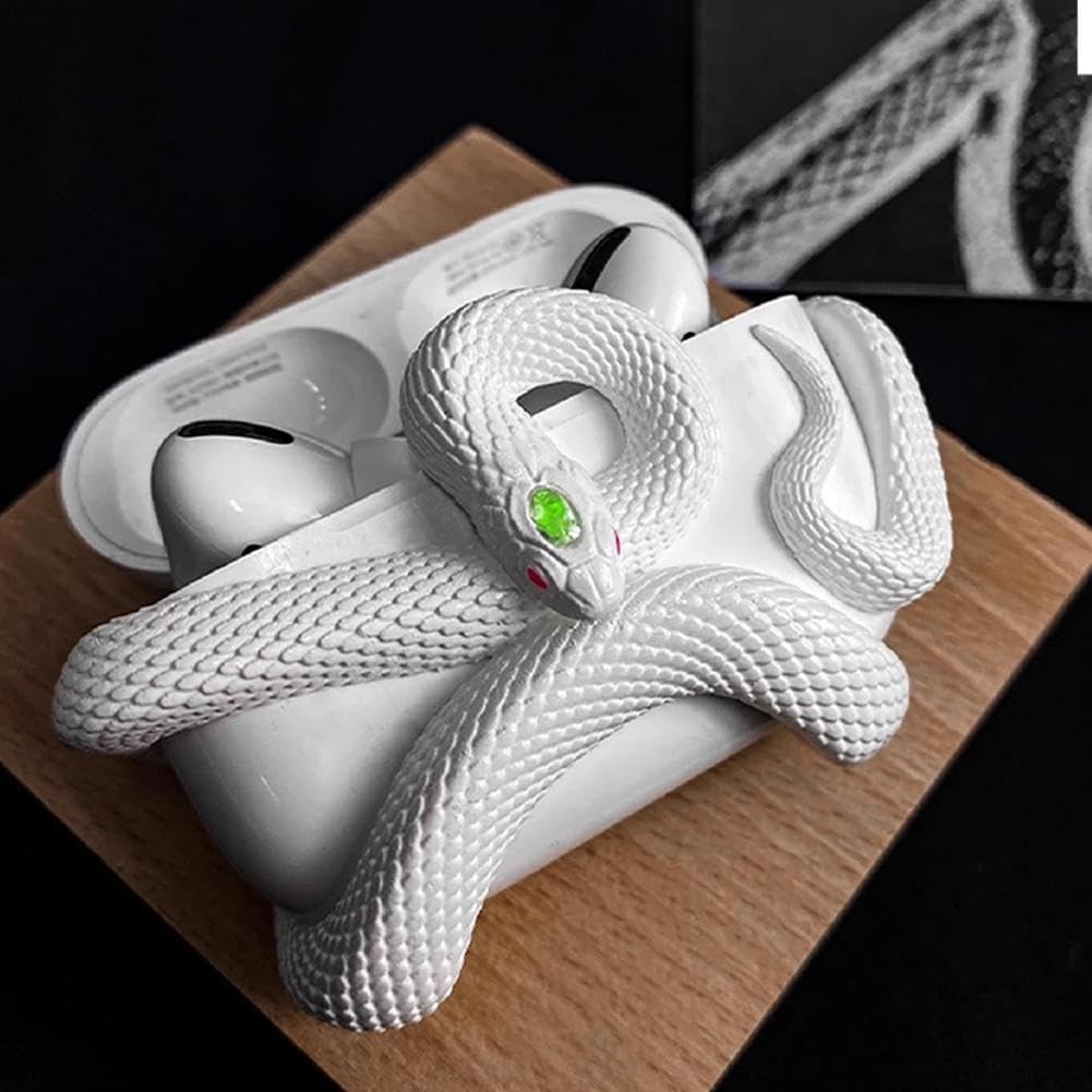 RY29 Creative 3D Snake FOR airpods 4 case / airpods 3 case / airpods ...