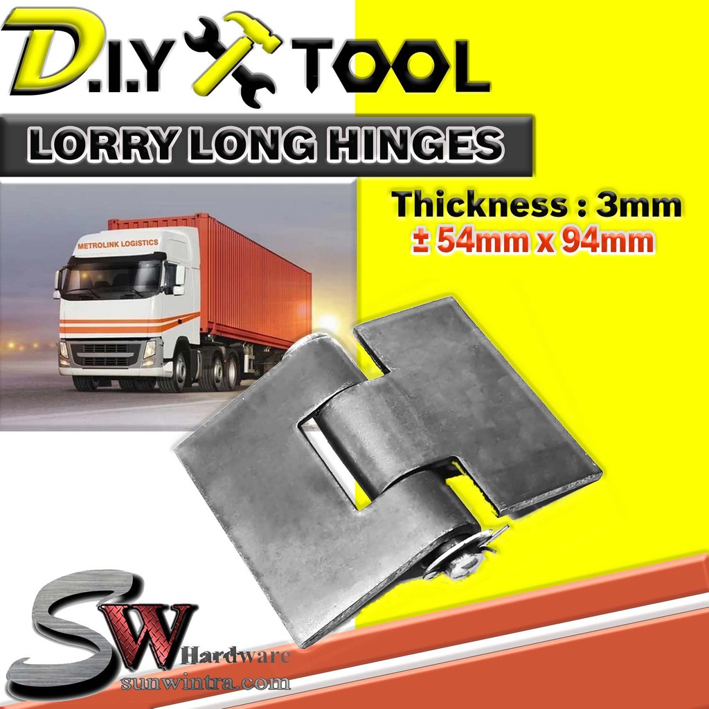 3mm Lorry Hinges / Welding Hinges Metal / Ensel Welding Pintu / Ensel ...