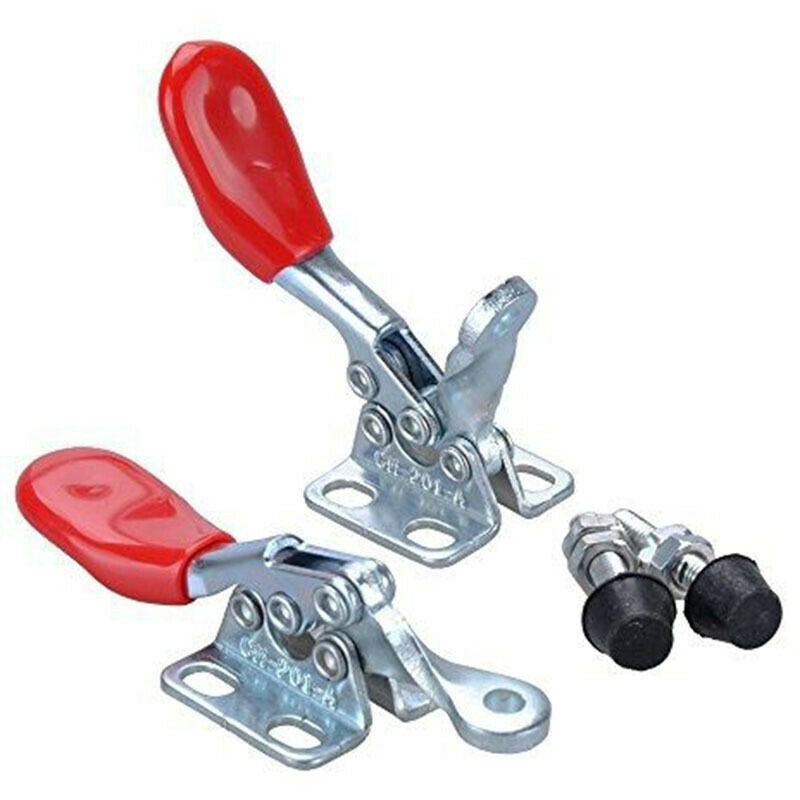 [carbest] 4pcs Red Toggle Clamp GH-201A 201-A Quick Release Tool ...