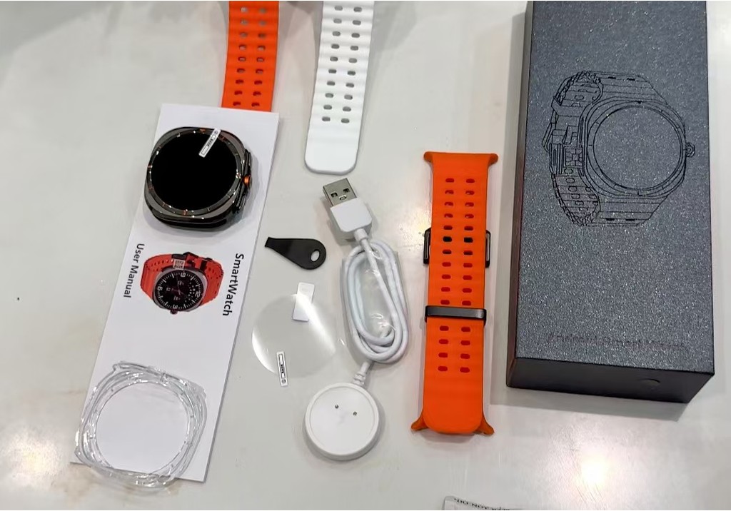 AMOLED Cellular Version Watch BW Ultra Smart Watch SIM Card And WiFi 4G ...