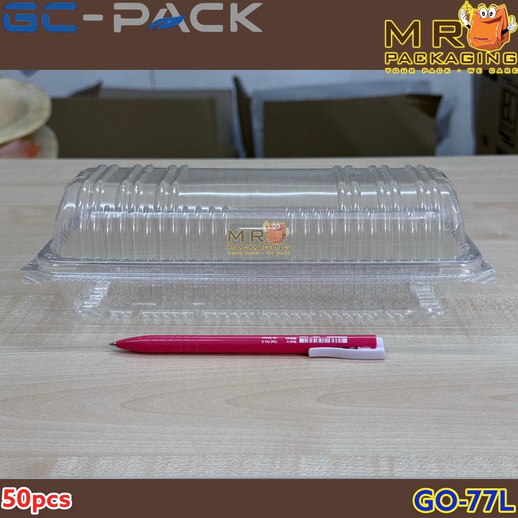 Benxon OPS-H77L GC GO-77L Swiss Roll Food Box with Lock [ 50/100pcs± ...