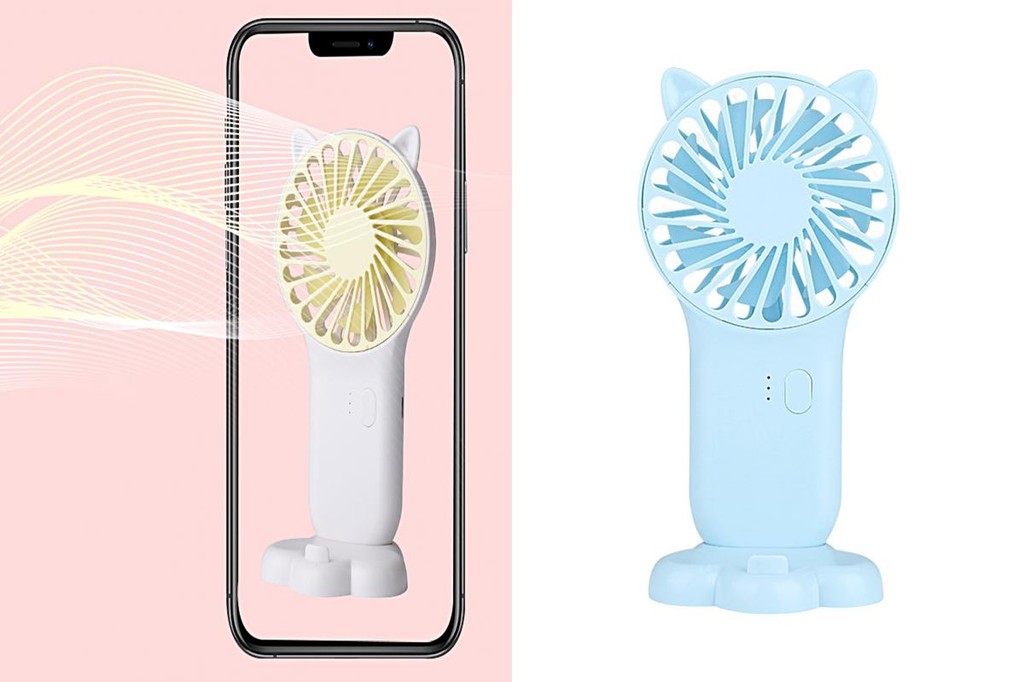 [FM] Cute Design Student Fan for Travel Battery Operated Hand Held Fan ...